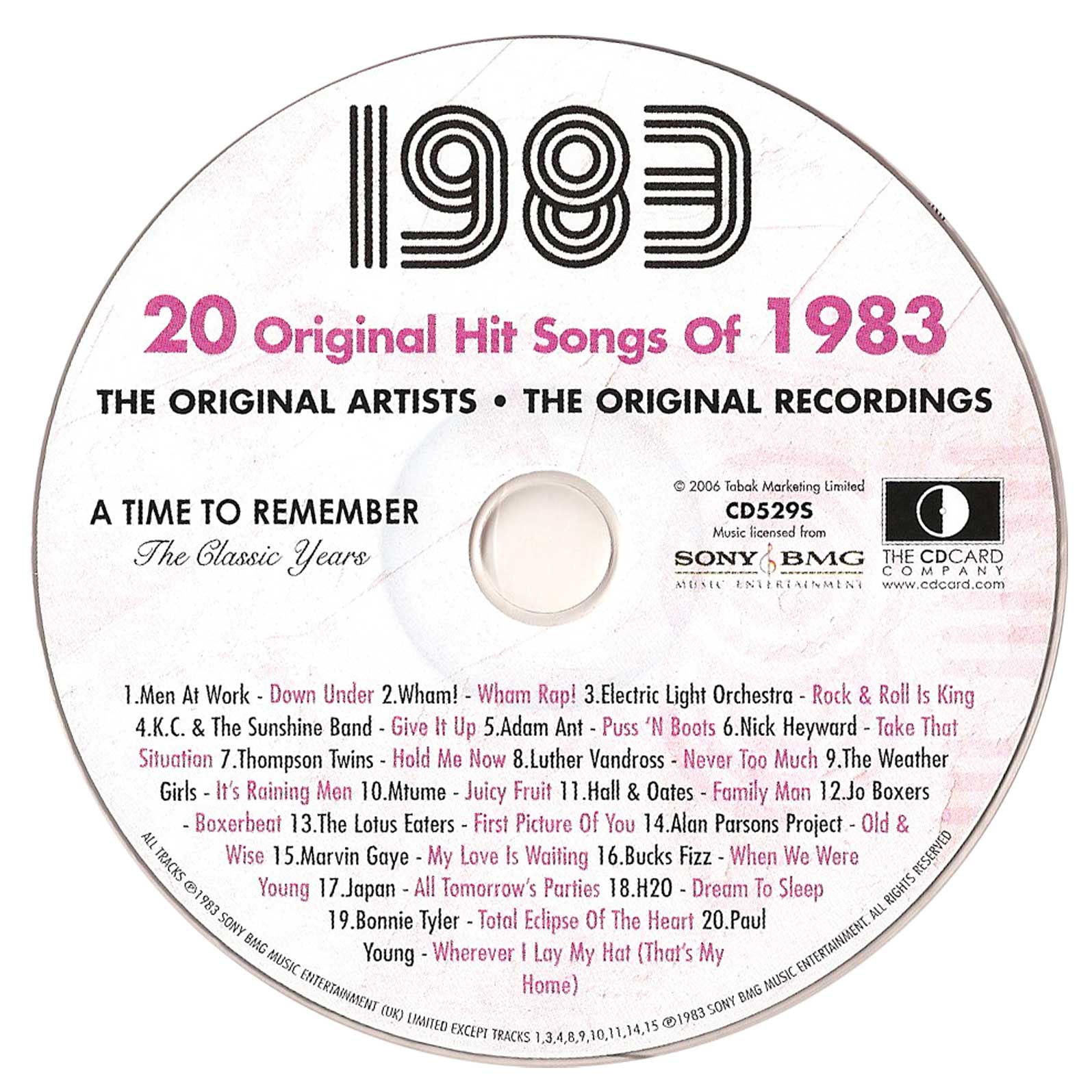 A Time to Remember, The Classic Years ~ Hit Music of 1983