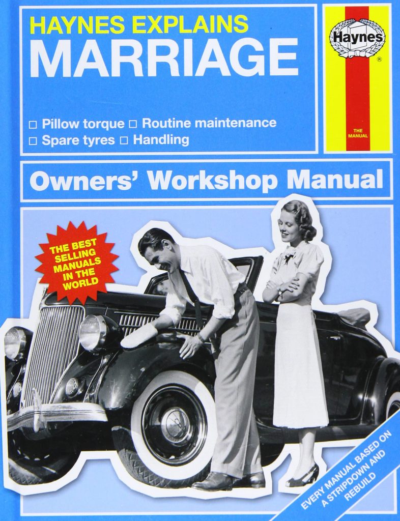 Haynes Explains Marriage Manual ~ Anniversary Ideas UK